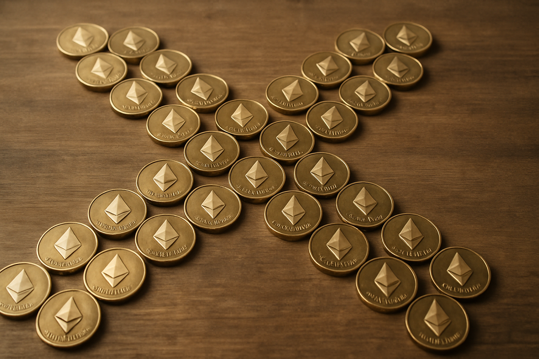 Ethereum y su cruz dorada: ¿precio a la luna?